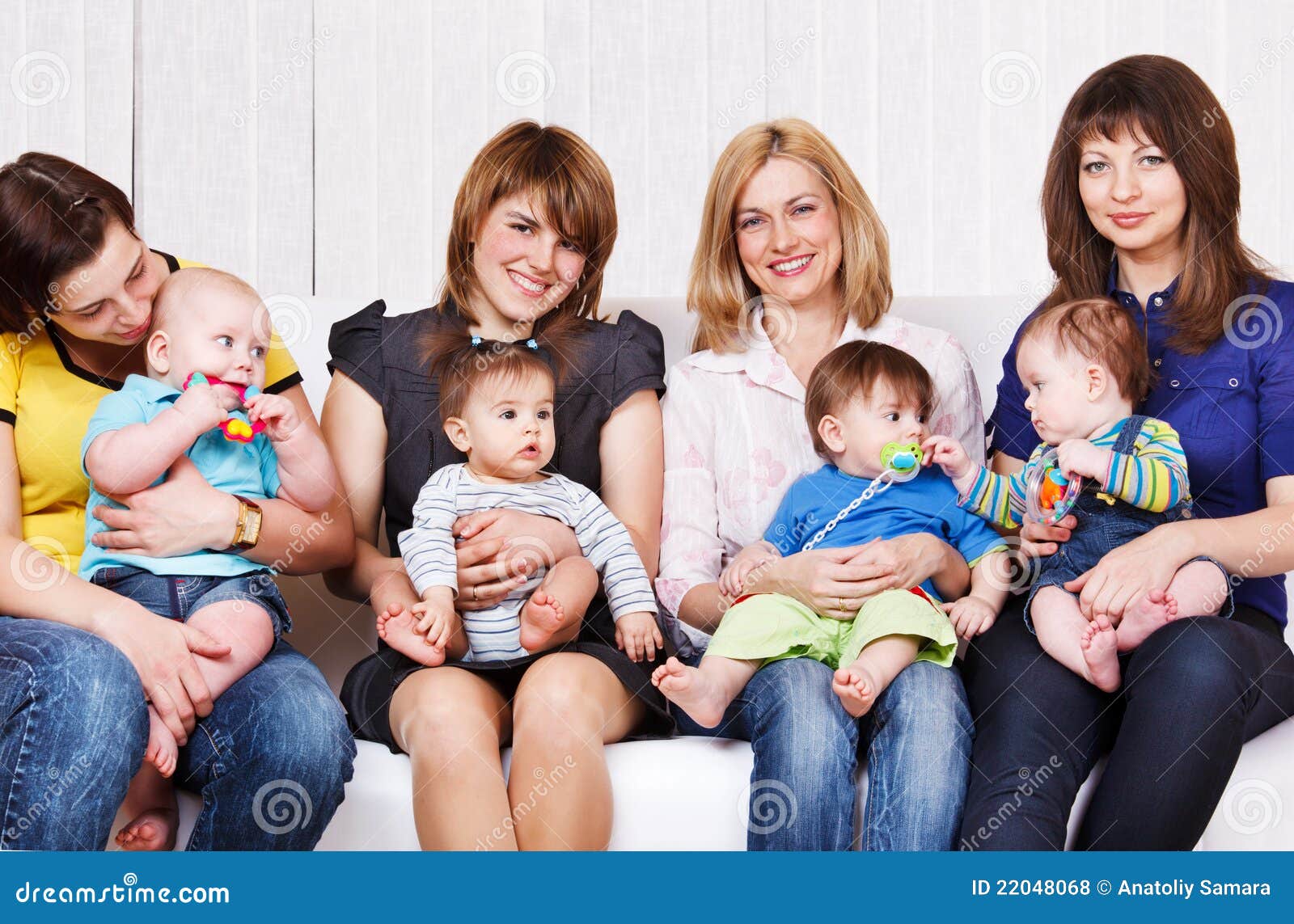 Friendly moms stock photo. Image of funny, happy, caucasian - 22048068