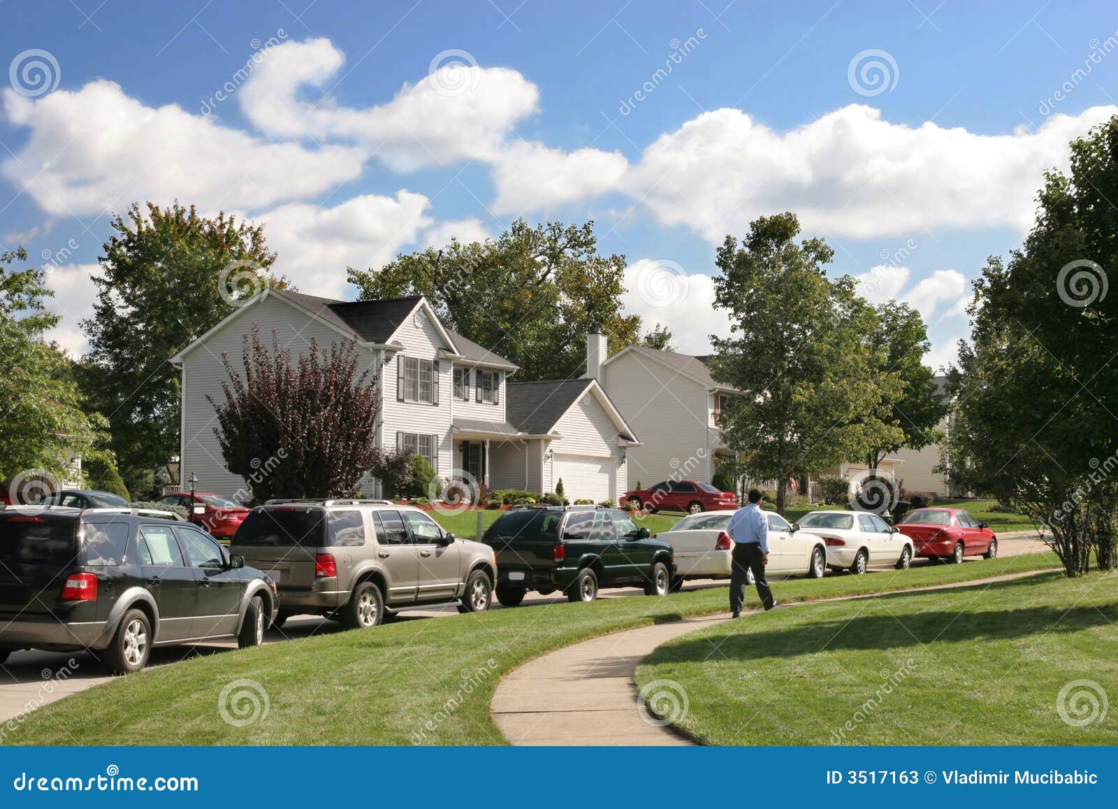 Friendly neighborhood stock image. Image of grass, lifestyle - 3517163