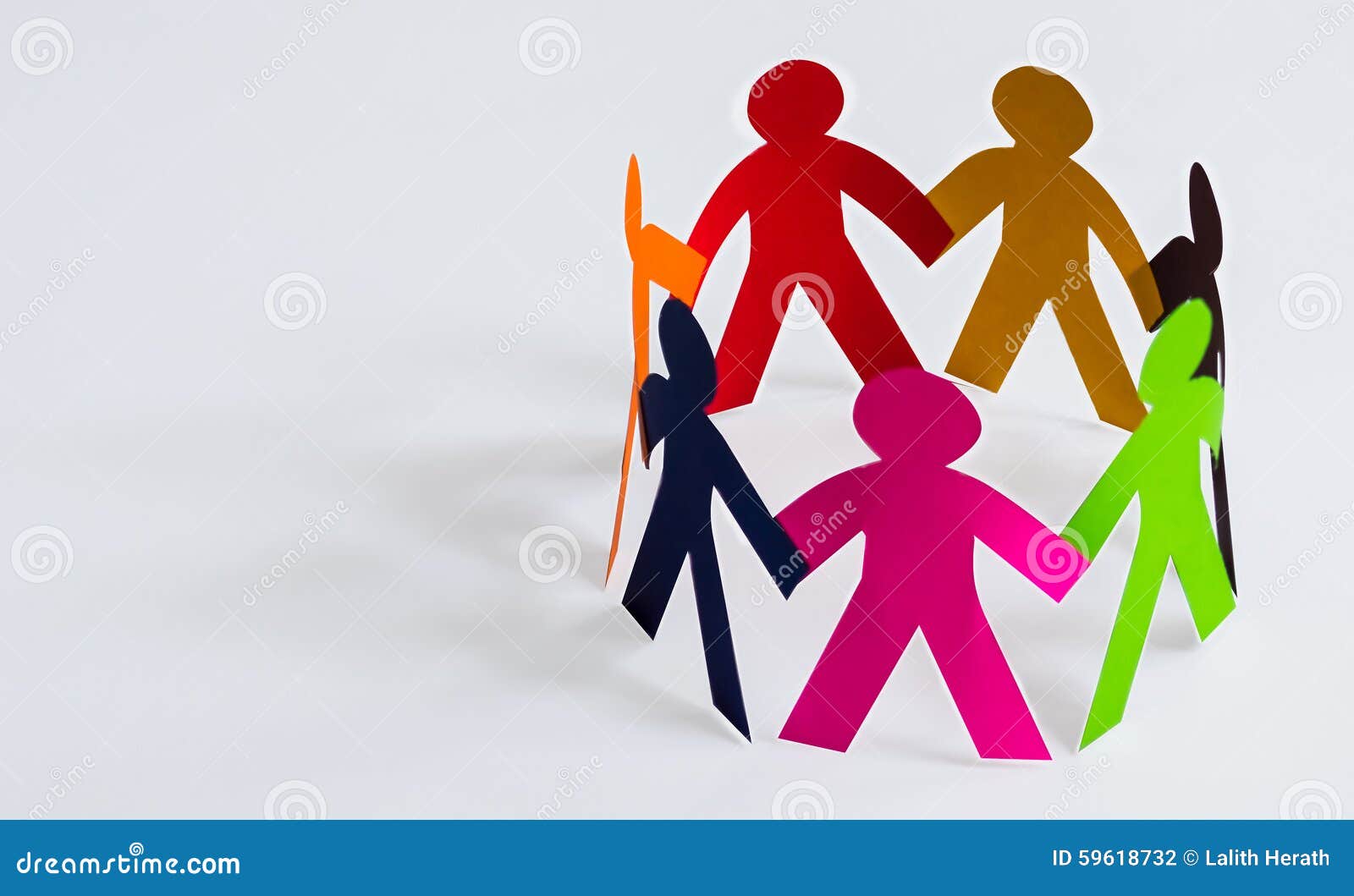 Friendly Neighbors with Writing Space Stock Photo - Image of black ...