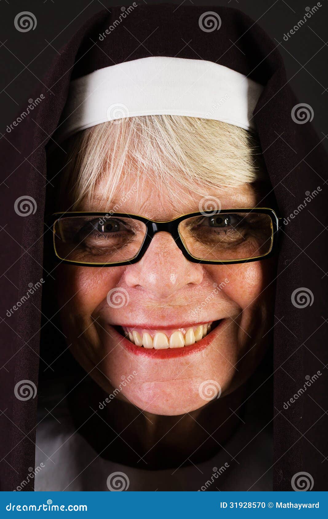 Friendly Nun stock photo. Image of convent, happy, spiritual - 31928570