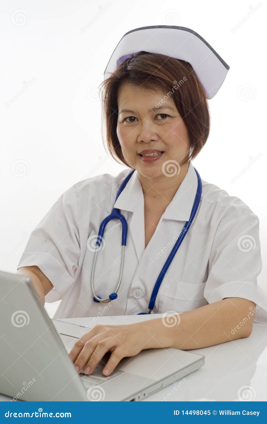 Friendly Nurse stock image. Image of physician, girl - 14498045