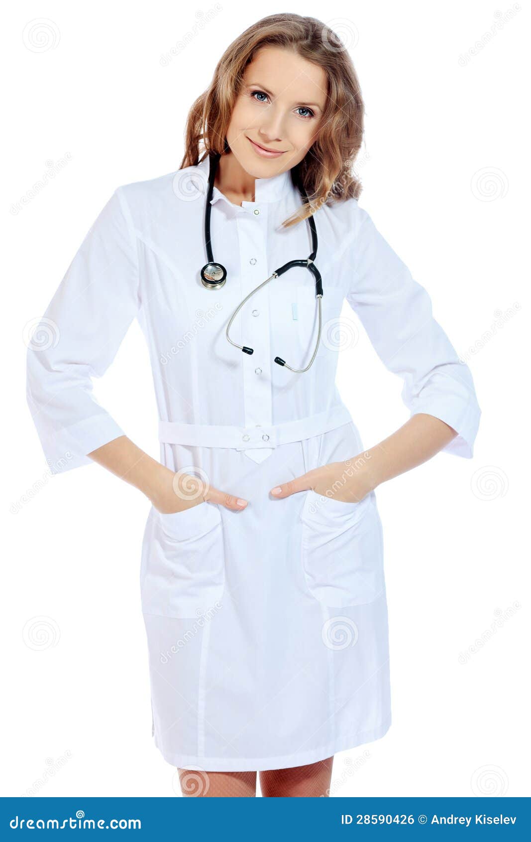 Friendly nurse stock photo. Image of help, beautiful - 28590426