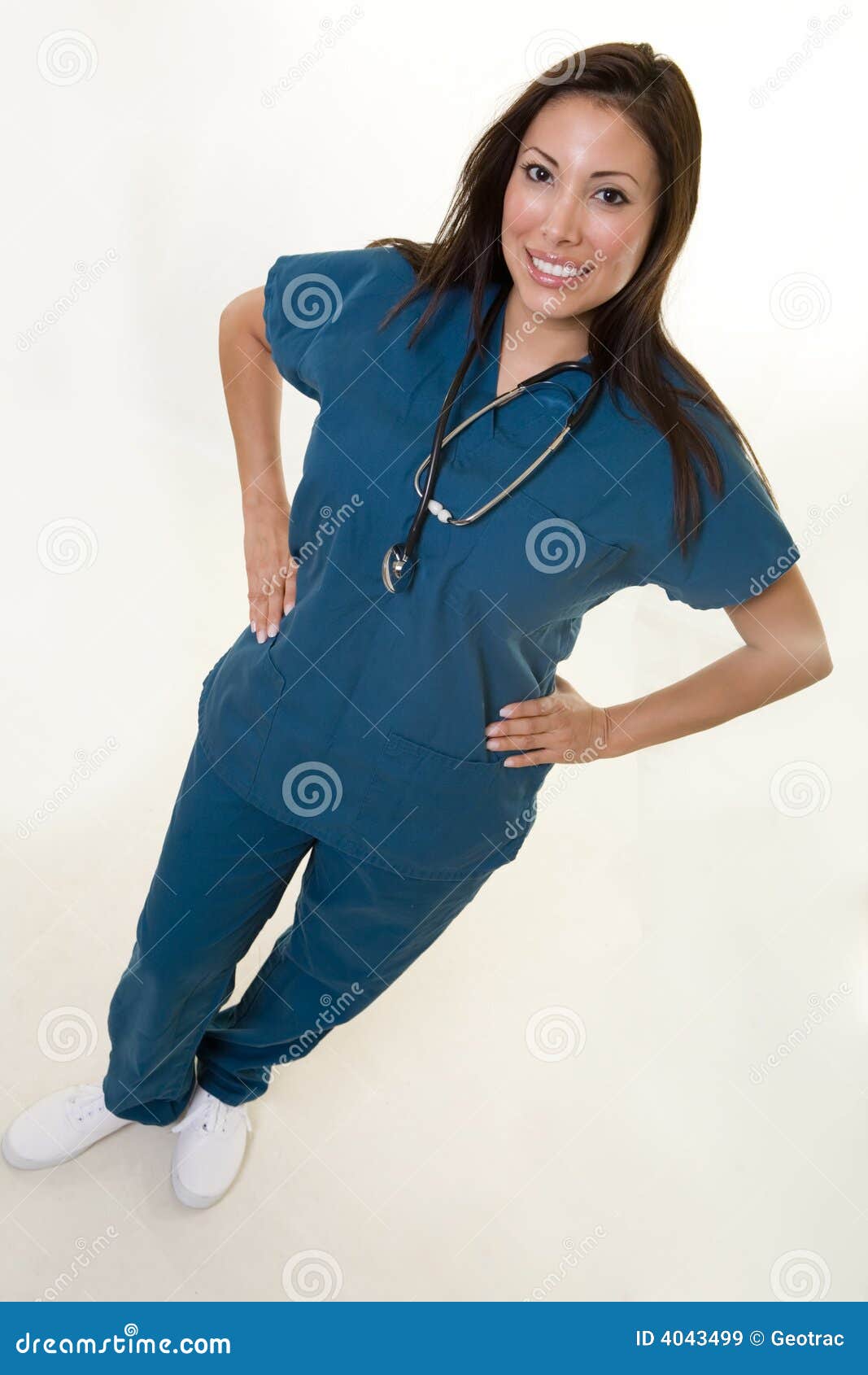 Friendly nurse stock image. Image of nurse, happy, accessory - 4043499