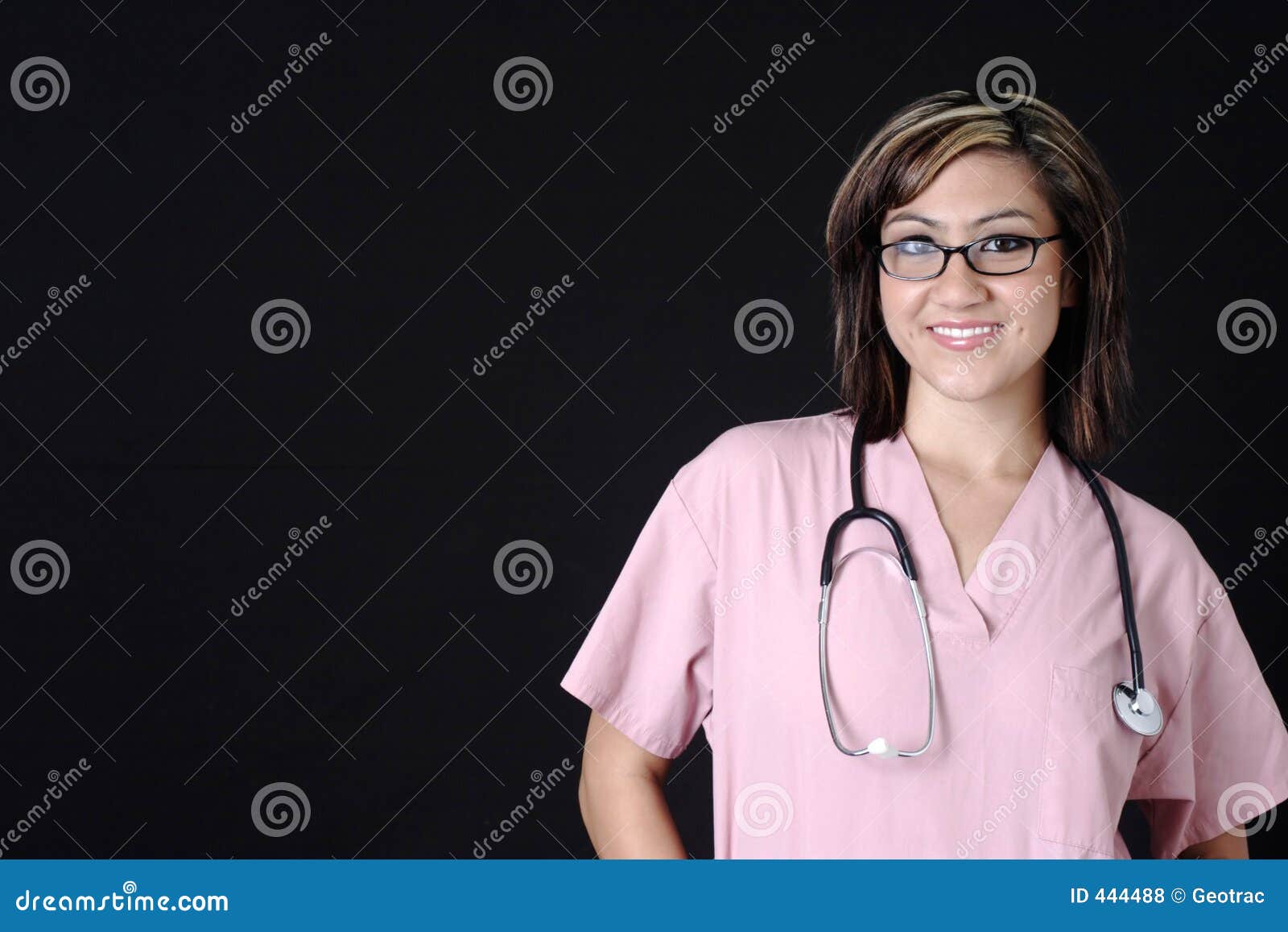 Friendly nurse stock photo. Image of career, emotion, success - 444488