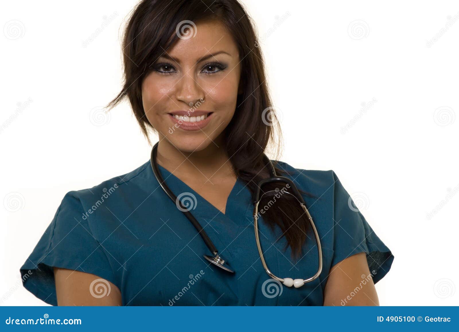 Friendly nurse stock photo. Image of pretty, expression - 4905100
