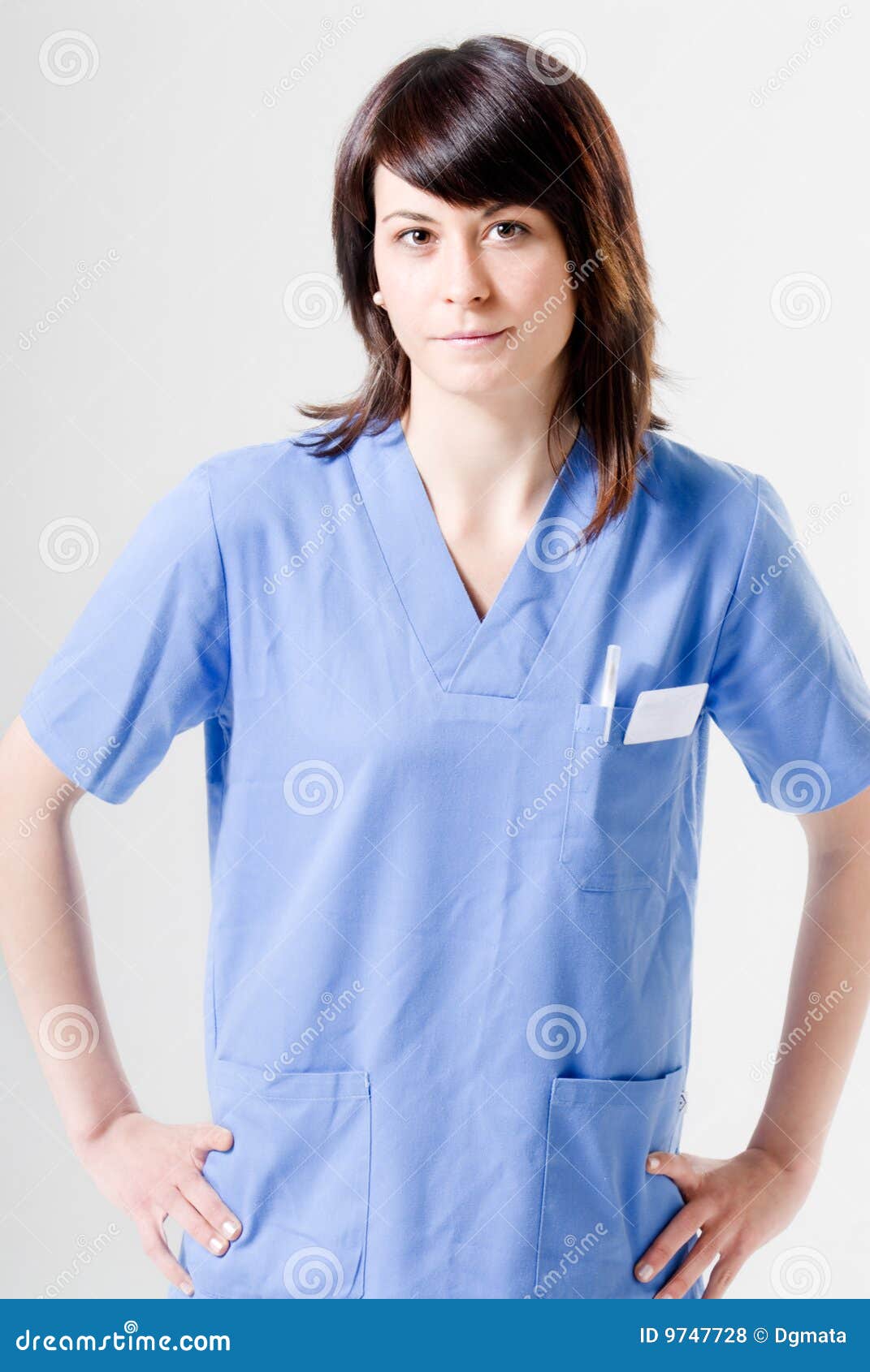 Friendly nurse stock photo. Image of portrait, nurse, women - 9747728