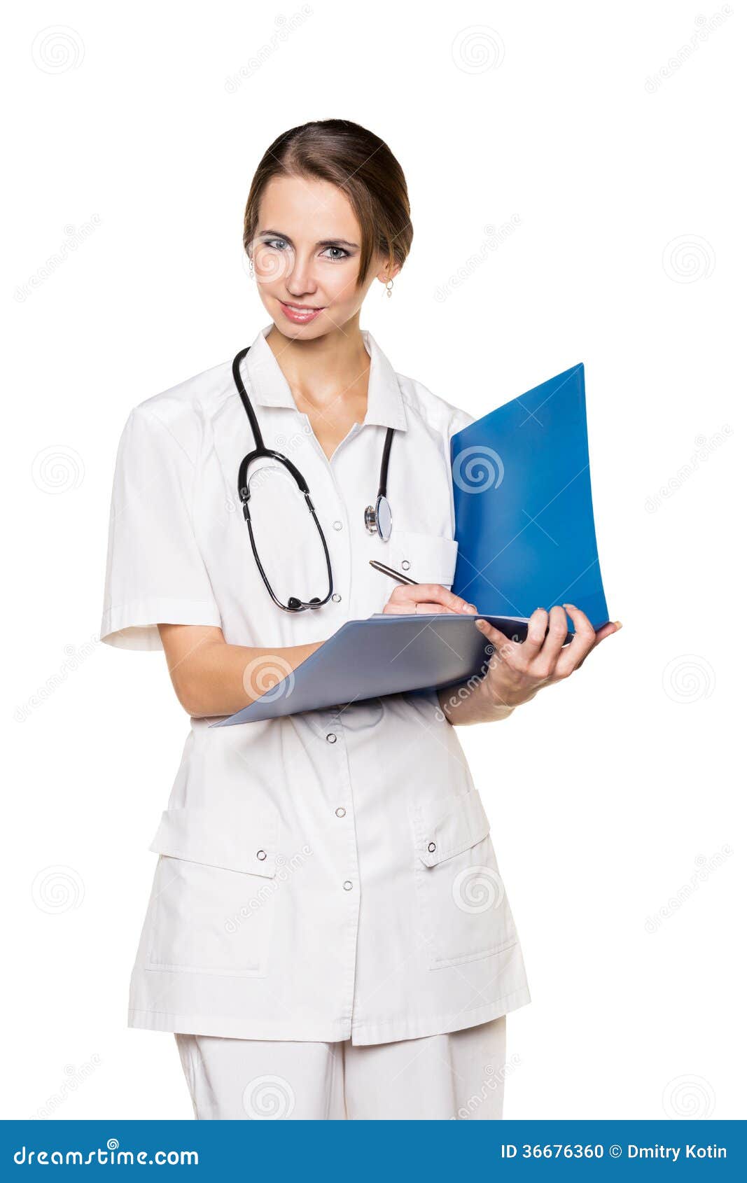 Friendly nurse stock photo. Image of beauty, female, medical - 36676360
