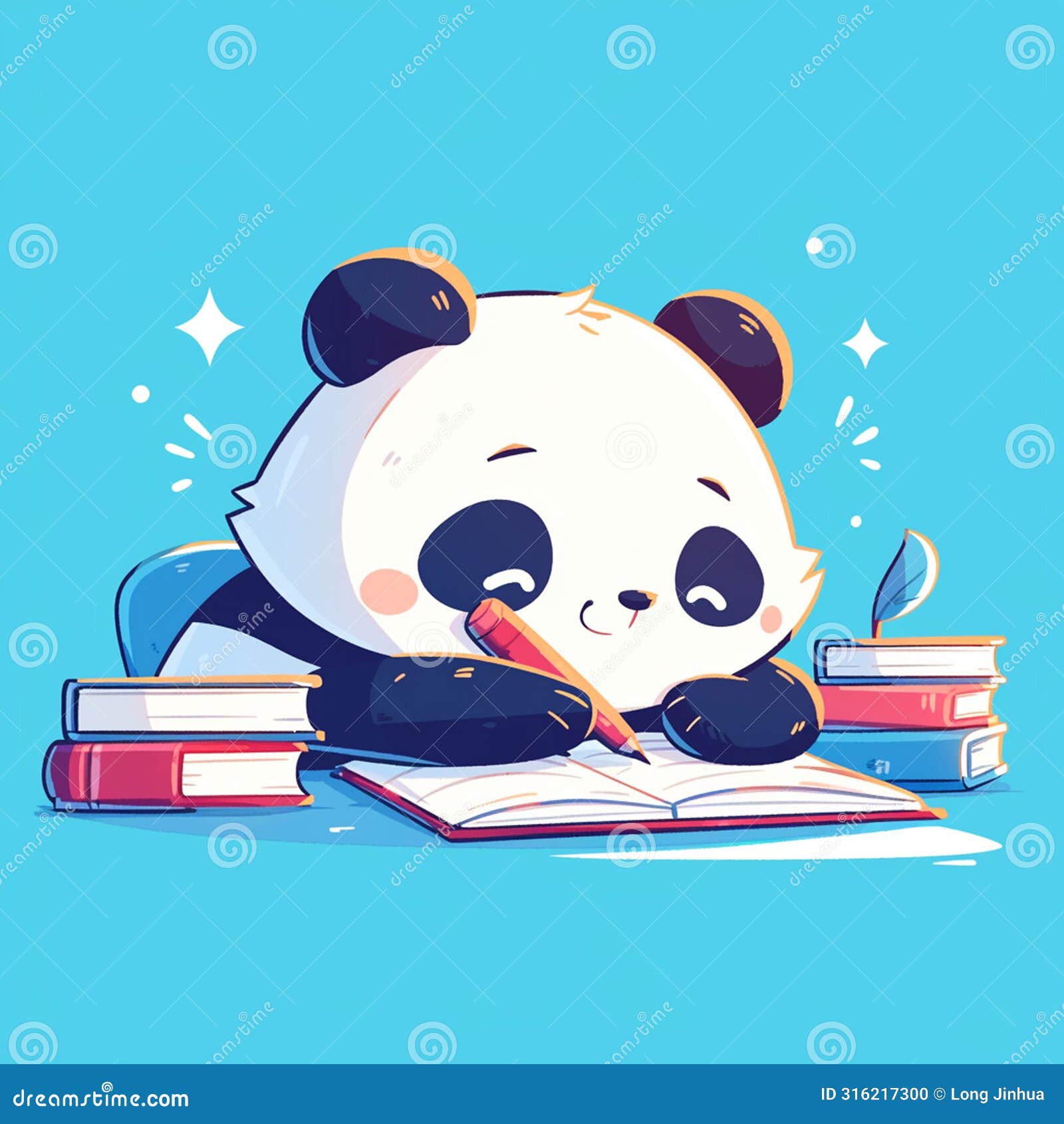 Friendly Panda Silhouette Icon Logo Stock Image | CartoonDealer.com ...