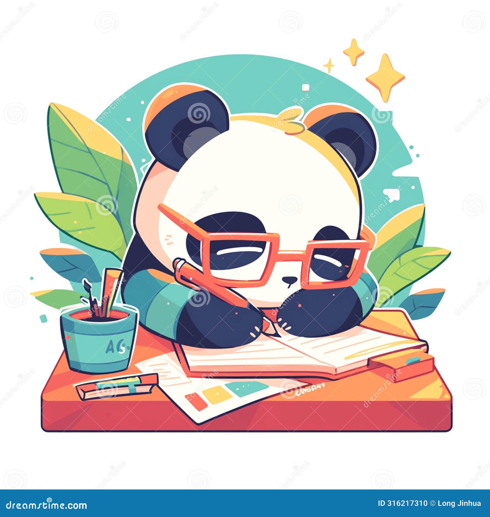 Friendly Panda Silhouette Icon Logo Stock Image | CartoonDealer.com ...