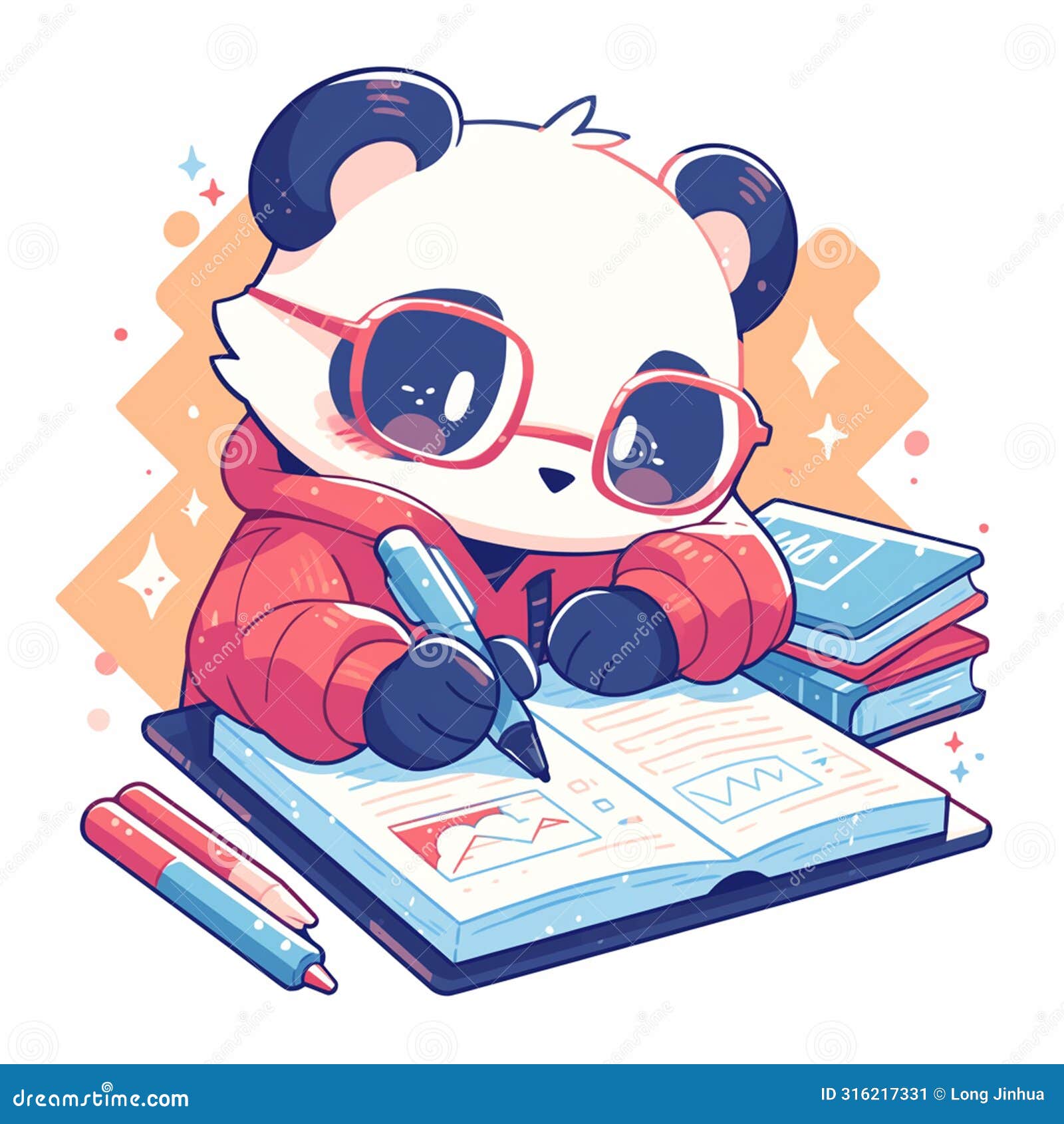 Friendly Panda Silhouette Icon Logo Stock Image | CartoonDealer.com ...