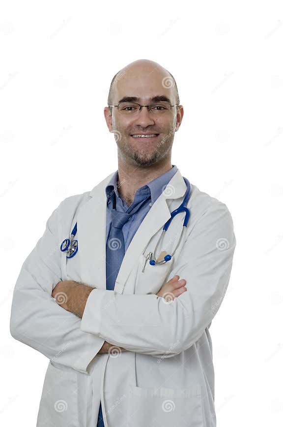 Friendly Physician stock photo. Image of standing, caucasian - 14966626