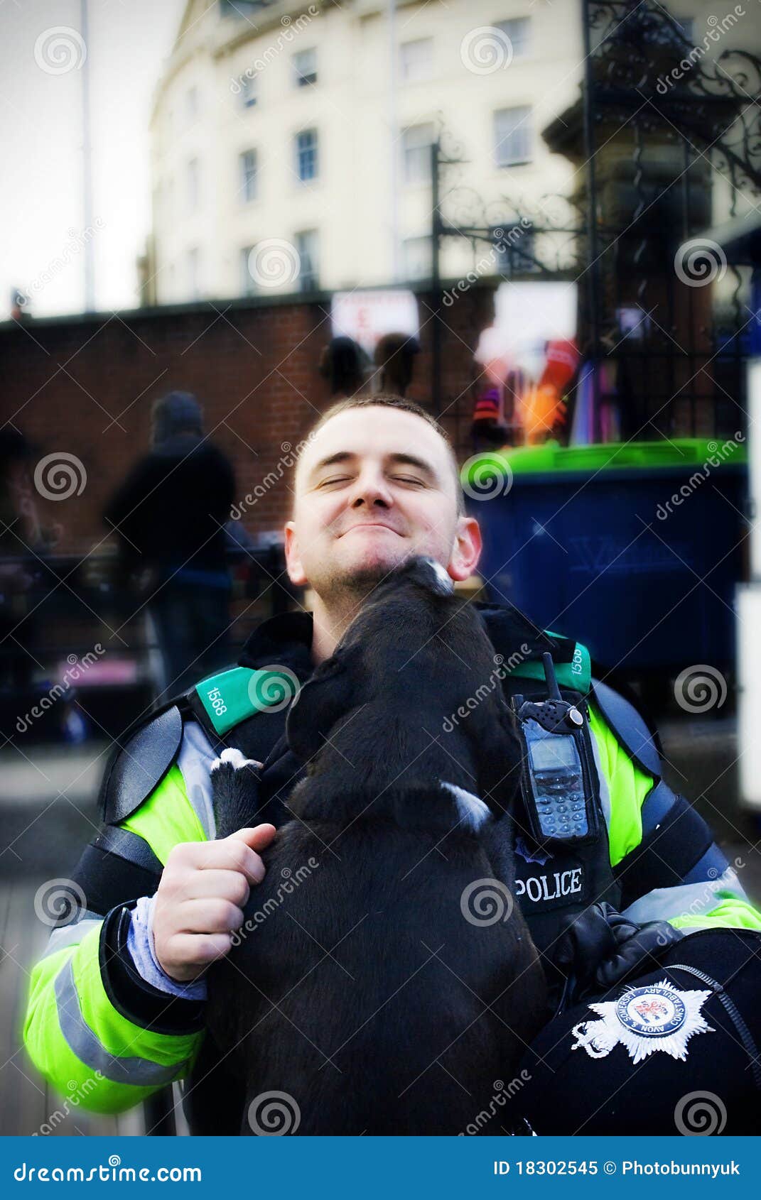Friendly Police Officer. editorial image. Image of editorial - 18302545