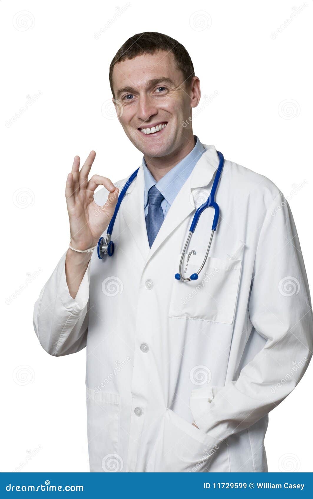 Friendly positive Doctor stock image. Image of prescription - 11729599