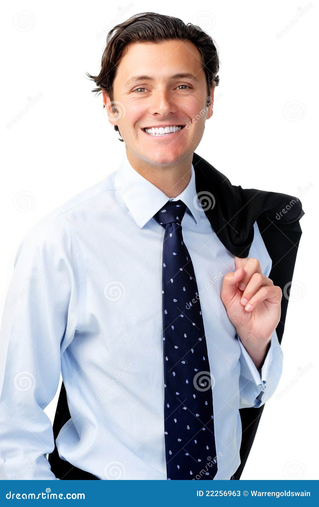 Friendly Relaxed Businessman Stock Image - Image of handsome, confident ...