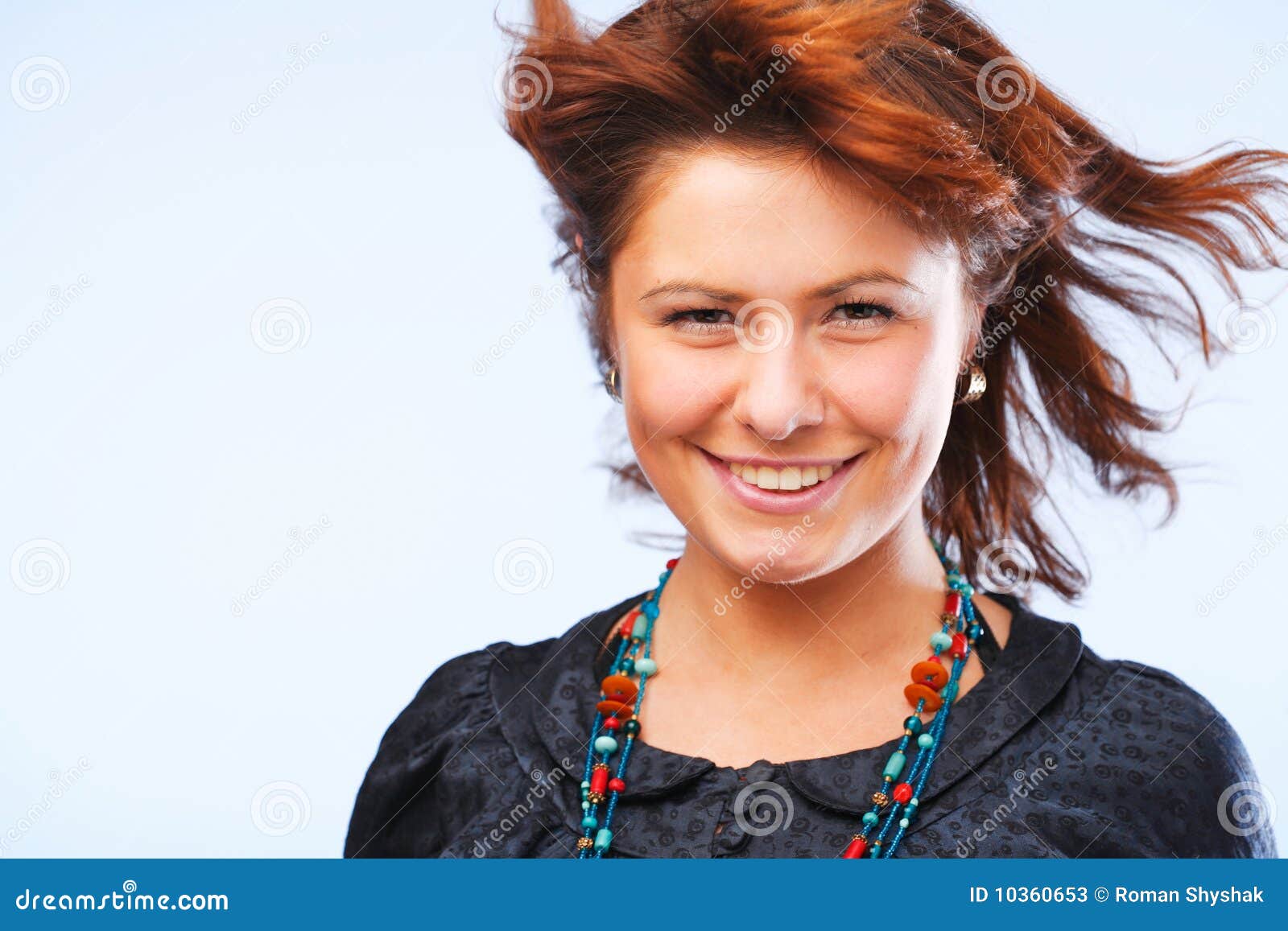 Friendly Smile stock image. Image of female, young, view - 10360653