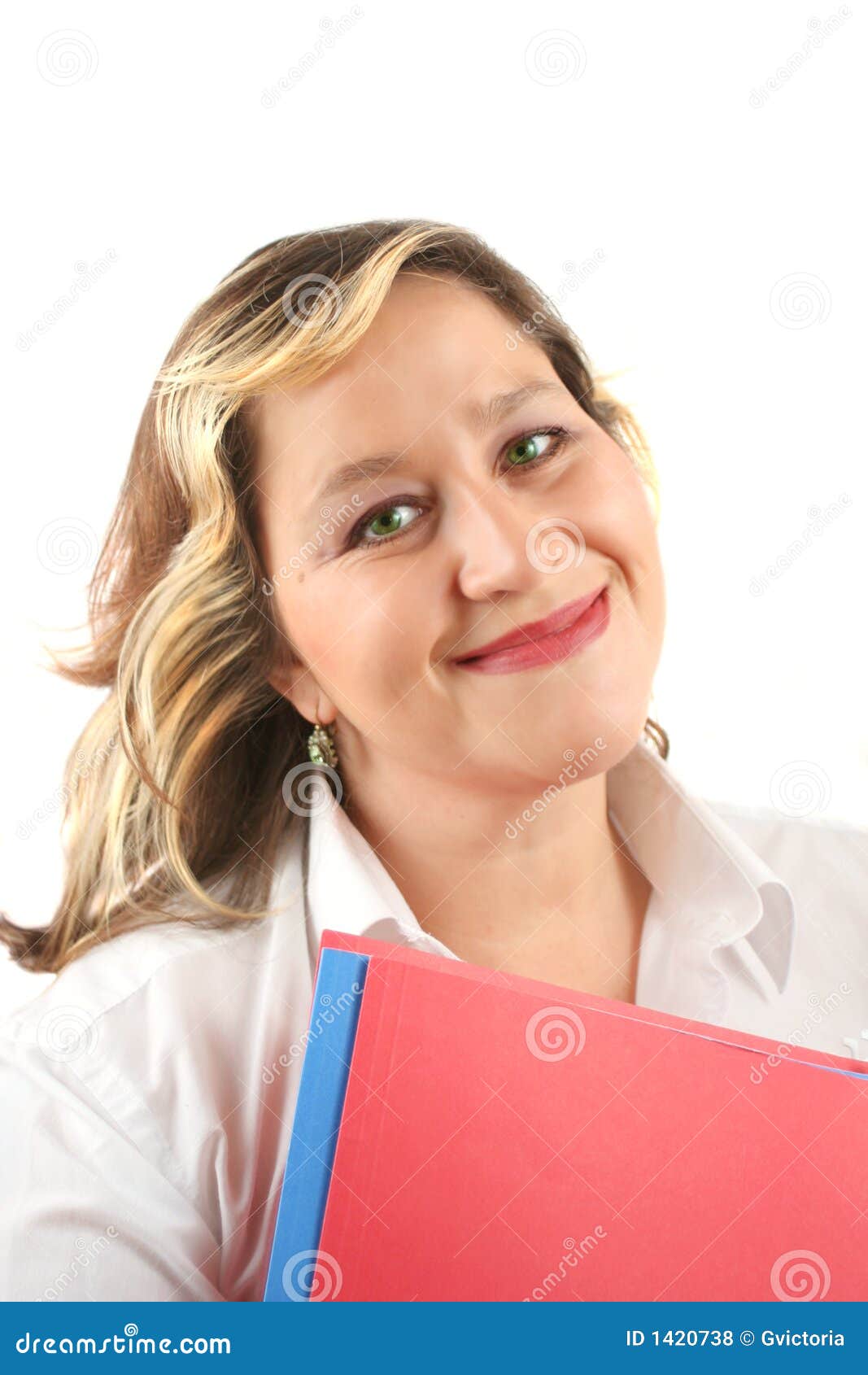 Friendly smile stock photo. Image of filer, courteous - 1420738