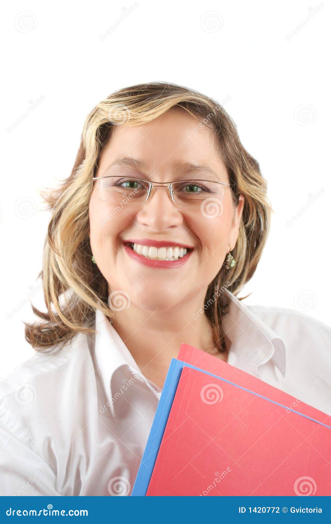 Friendly smile stock photo. Image of doctor, smiling, glasses - 1420772