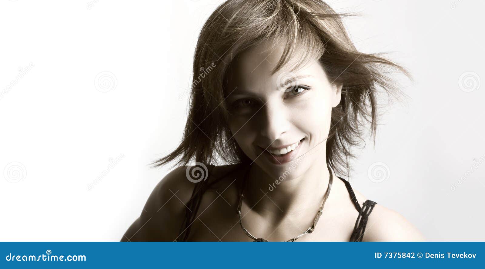 Friendly Smile stock photo. Image of happy, clean, lady - 7375842