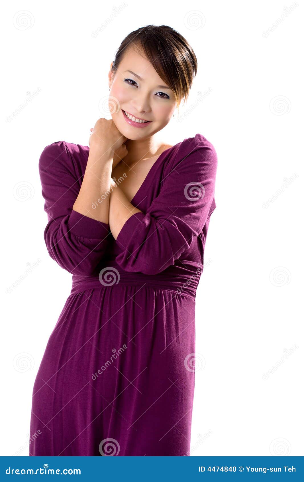 Friendly Smile of Asian Girl Stock Photo - Image of gorgeous, human ...
