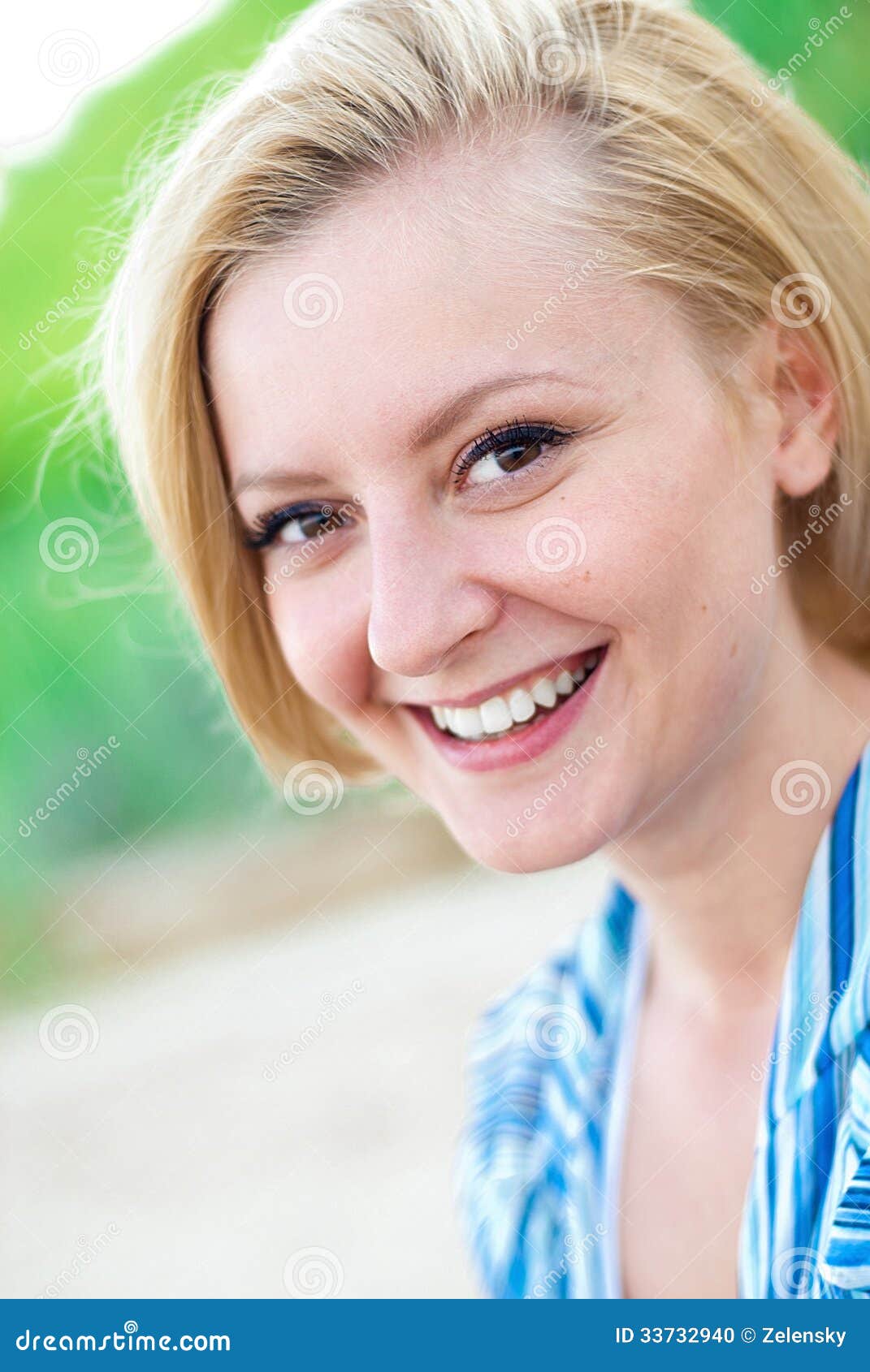 Friendly Smile stock photo. Image of woman, positivity - 33732940