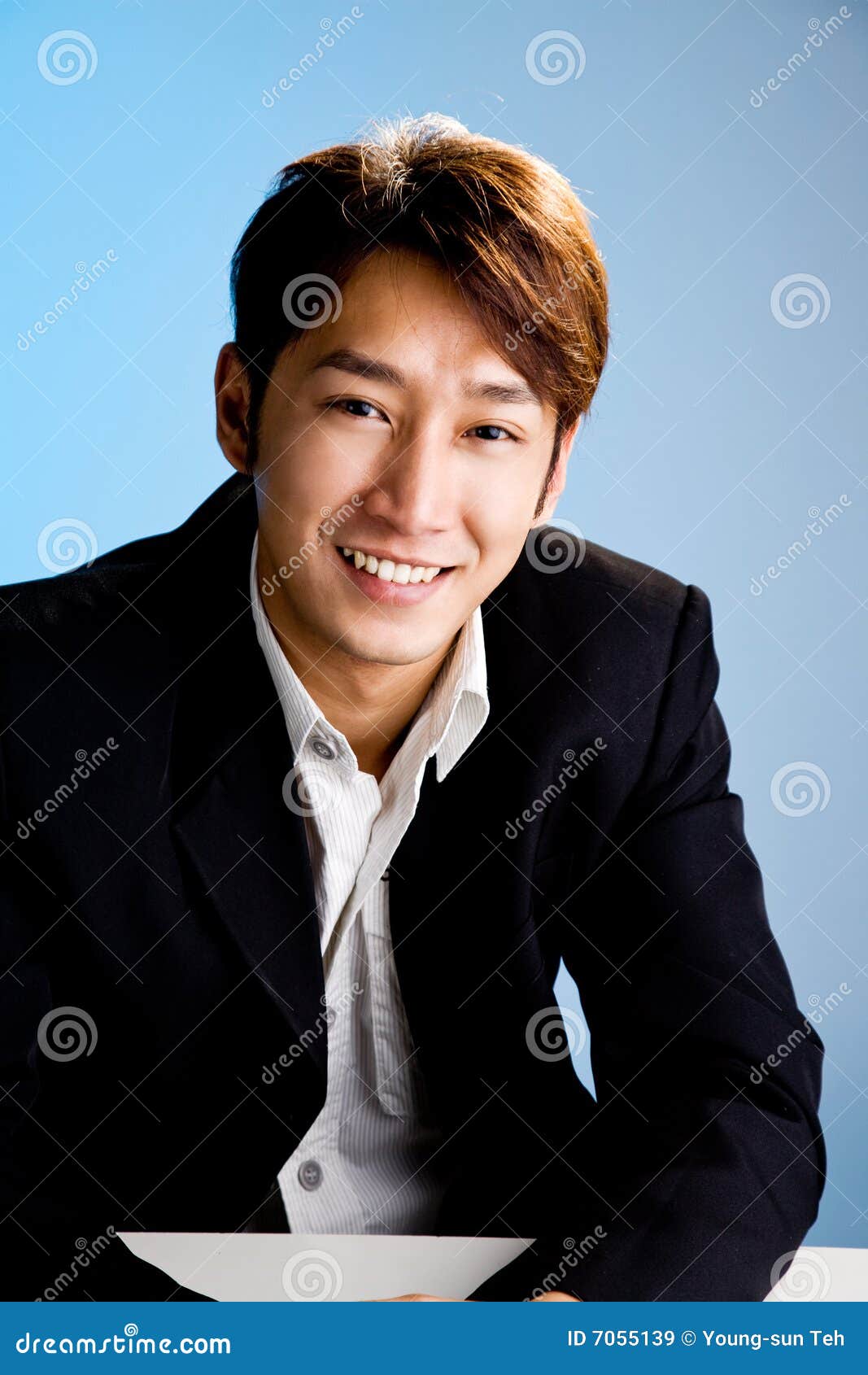 Friendly smile of a guy stock image. Image of individual - 7055139