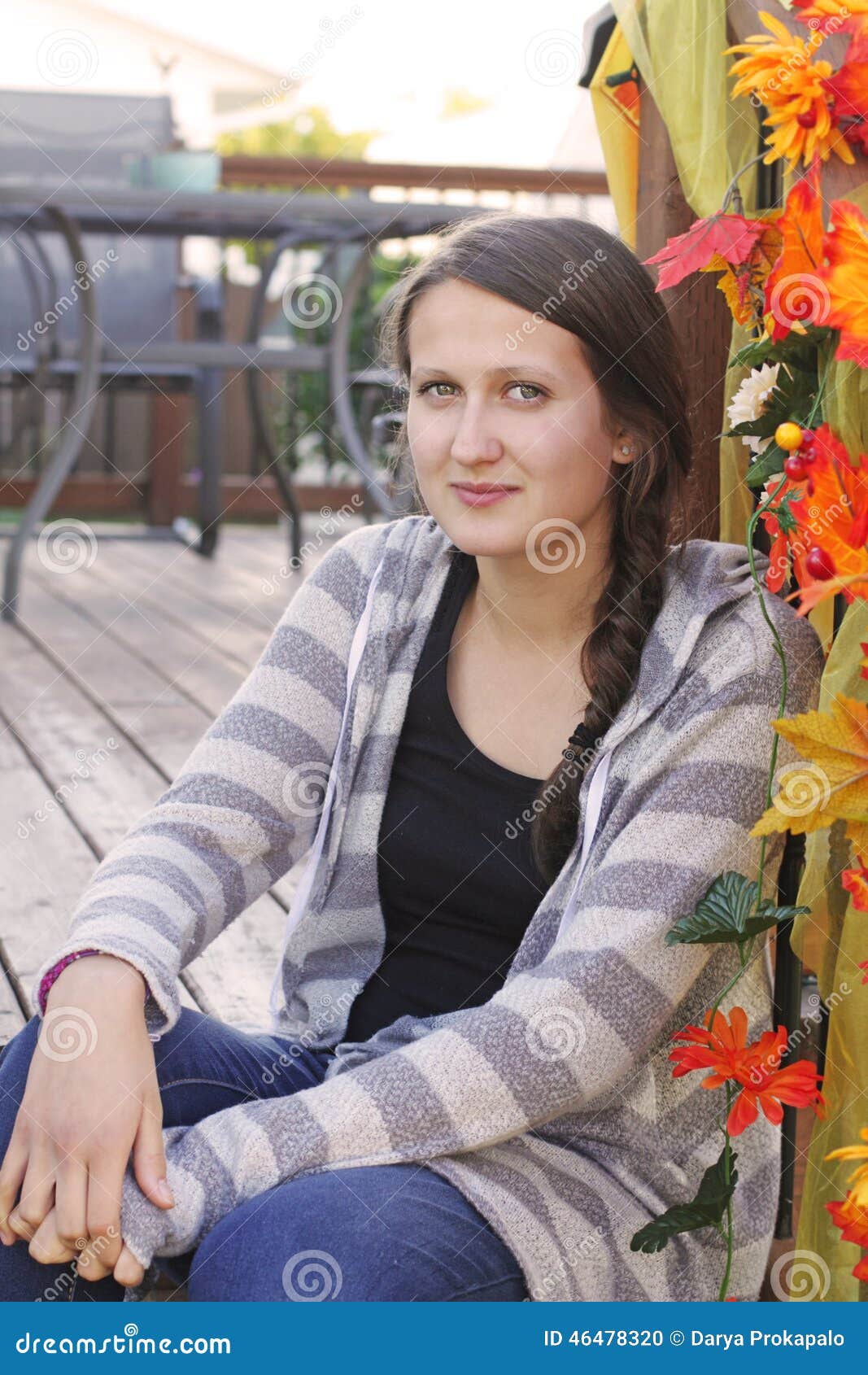 Friendly smile stock photo. Image of girl, lady, happy - 46478320