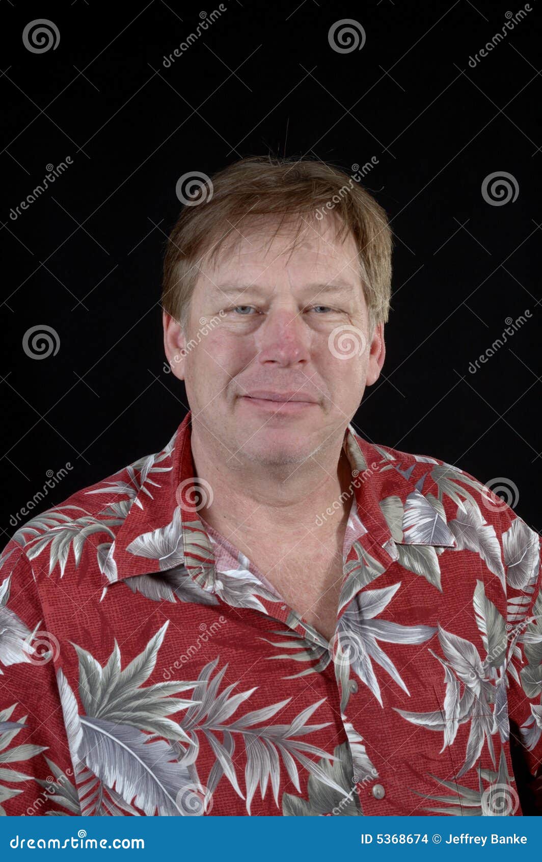 Friendly Smiling Middle-aged Man Stock Photo - Image of friendly ...