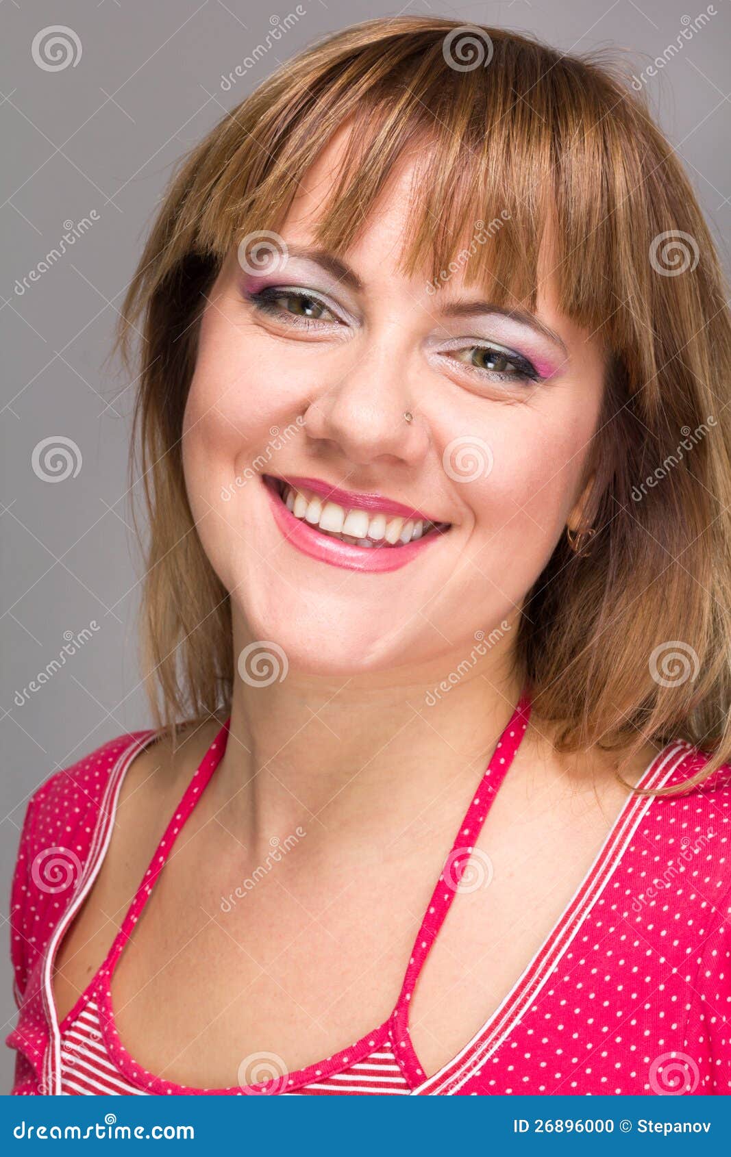 Friendly smiling woman stock photo. Image of face, glamour - 26896000