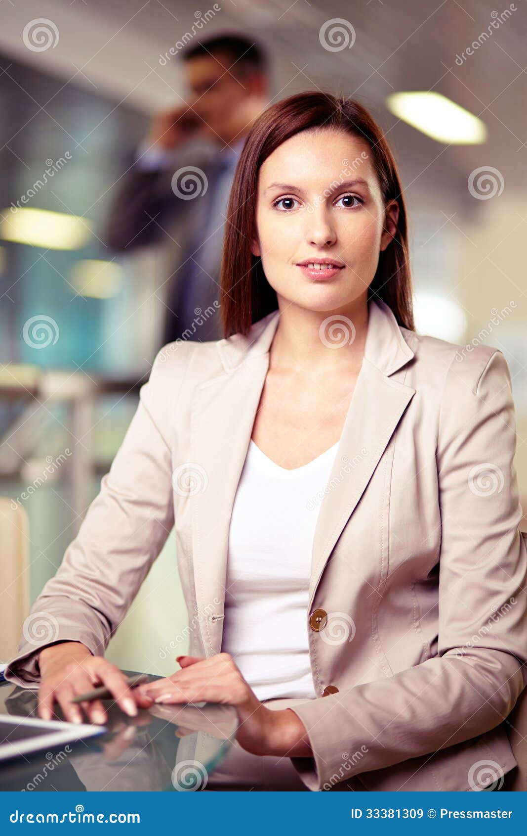 Friendly specialist stock image. Image of business, friendly - 33381309