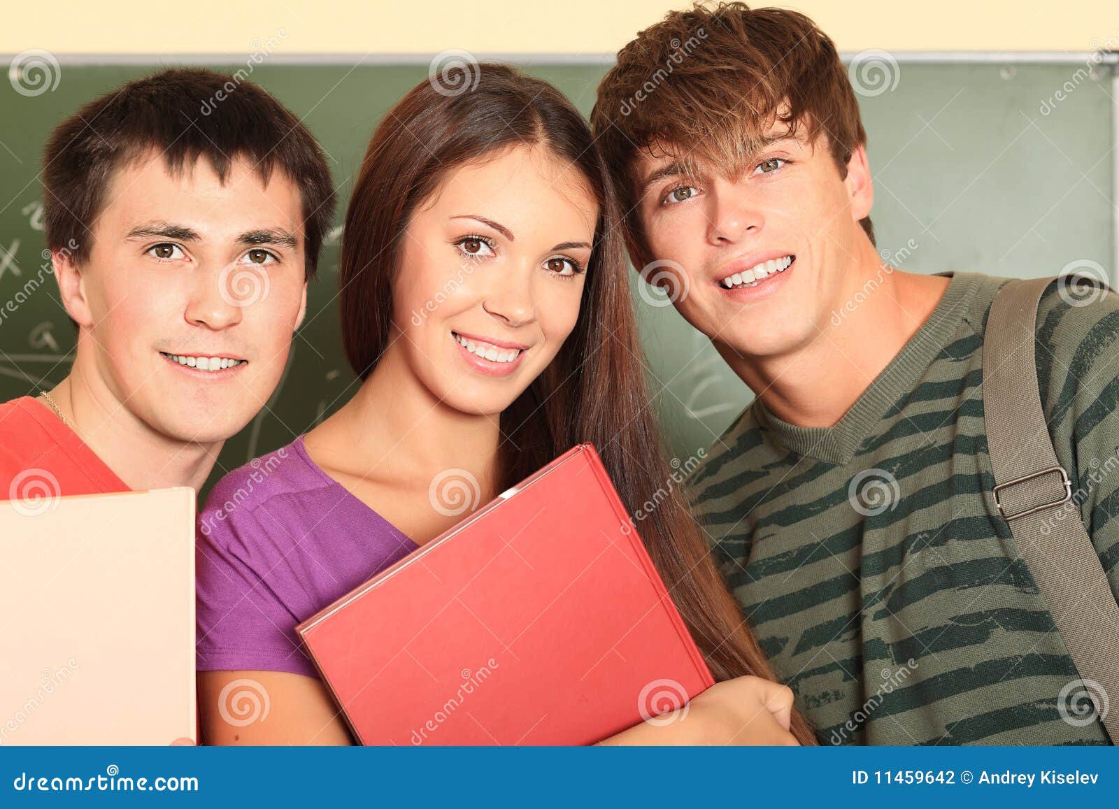 Friendly students stock photo. Image of positive, friendship - 11459642