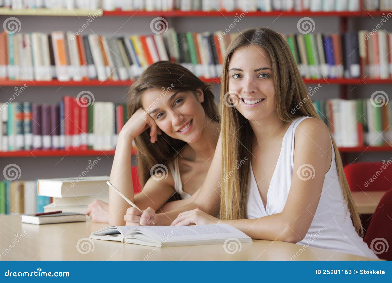 Friendly students stock image. Image of adolescence, friendship - 25901163