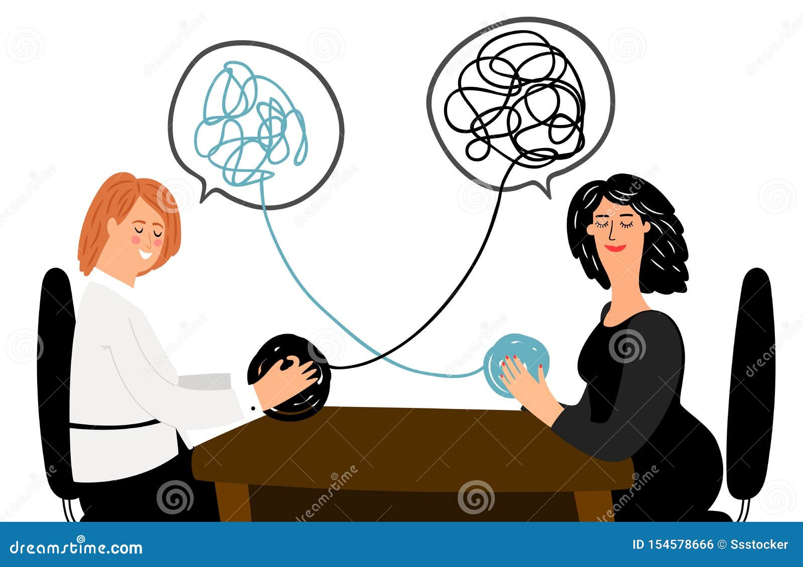 Friendly support concept stock vector. Illustration of meeting - 154578666