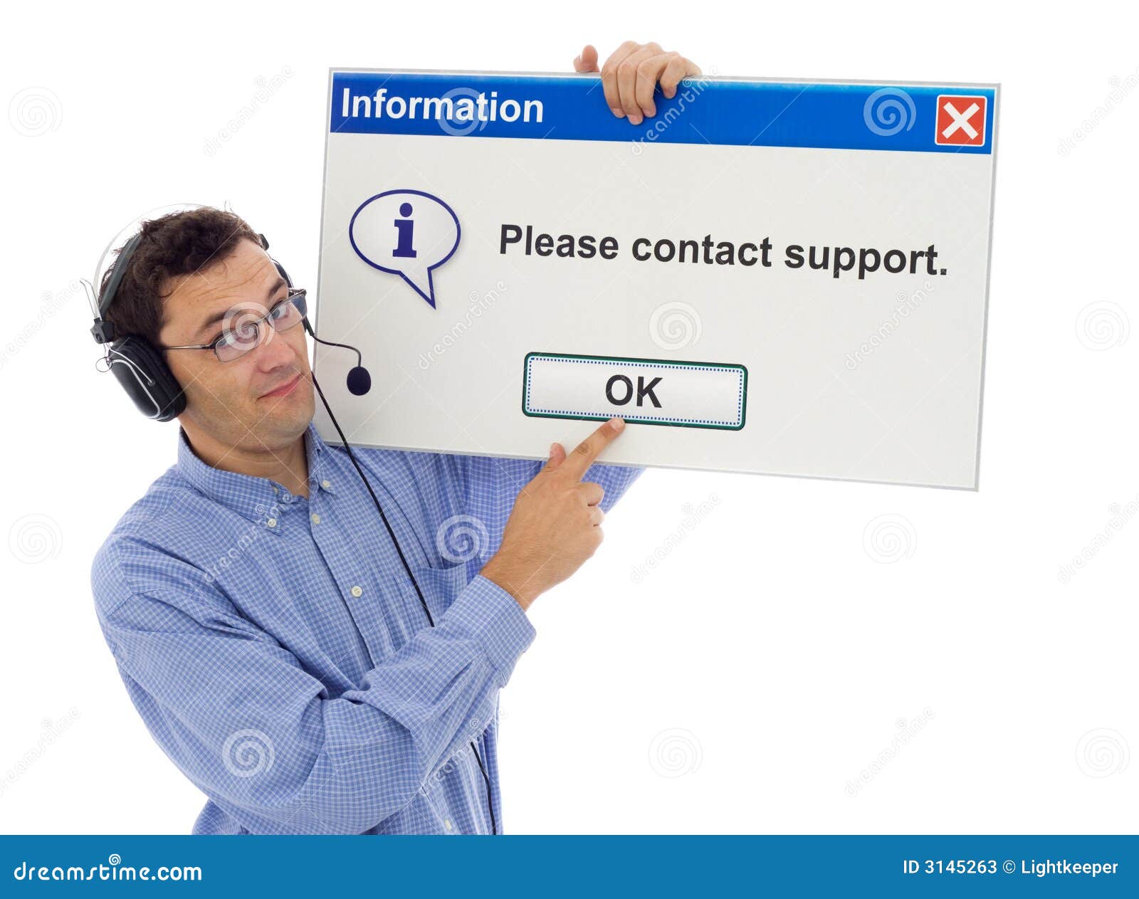 Friendly Support with Mesage Stock Image - Image of helpline, concept ...