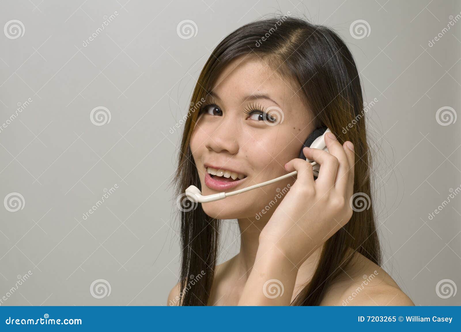 Friendly support staff stock image. Image of connection - 7203265
