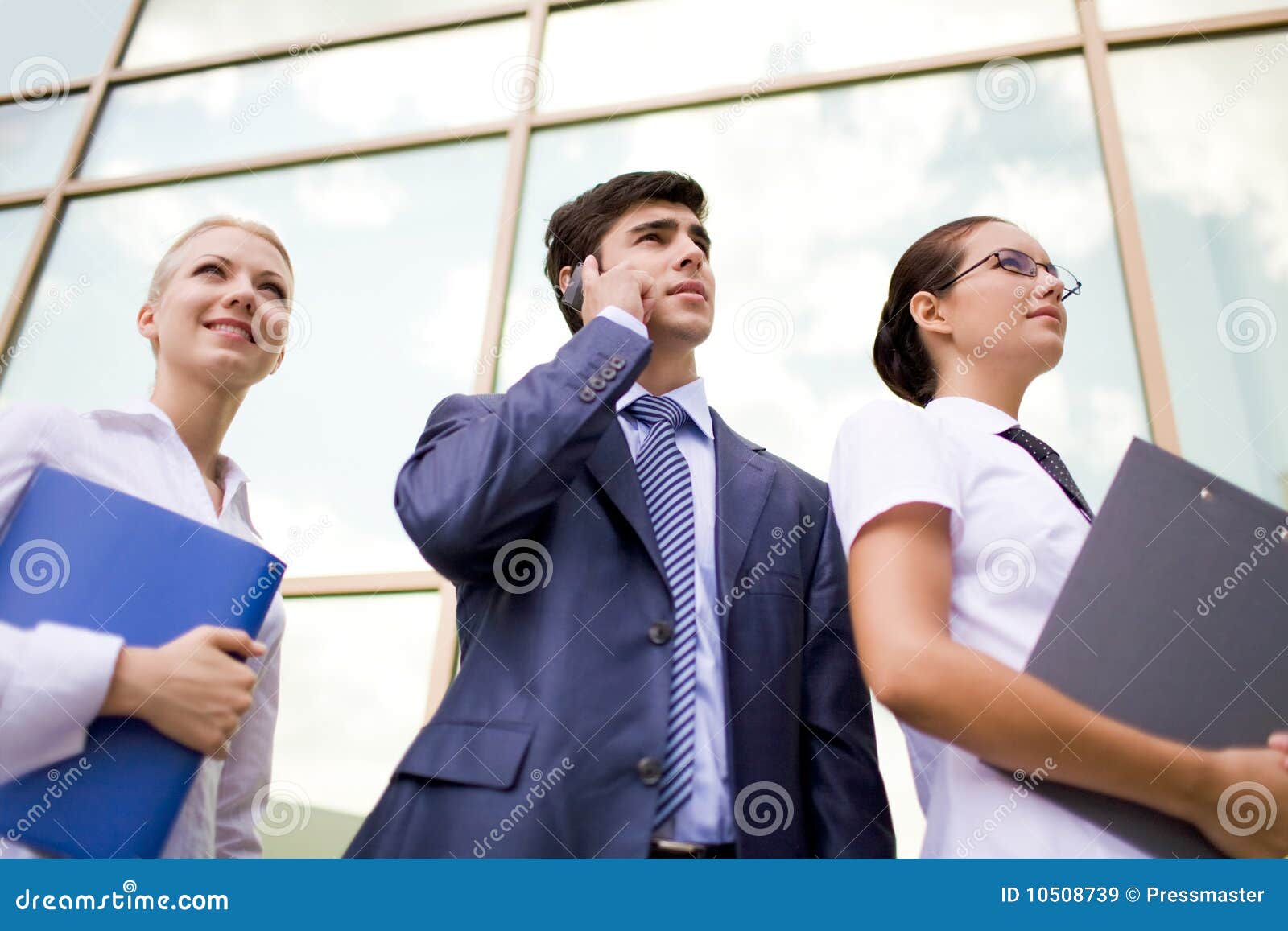 Friendly team stock image. Image of blue, hand, handsome - 10508739