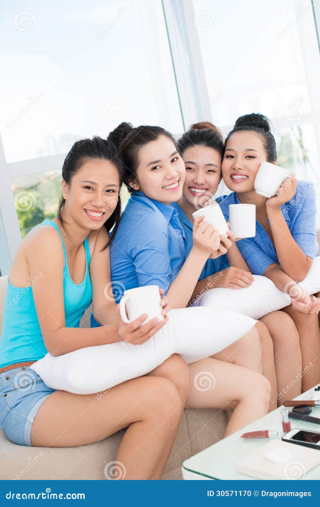 Friendly team! stock photo. Image of cheerful, model - 30571170