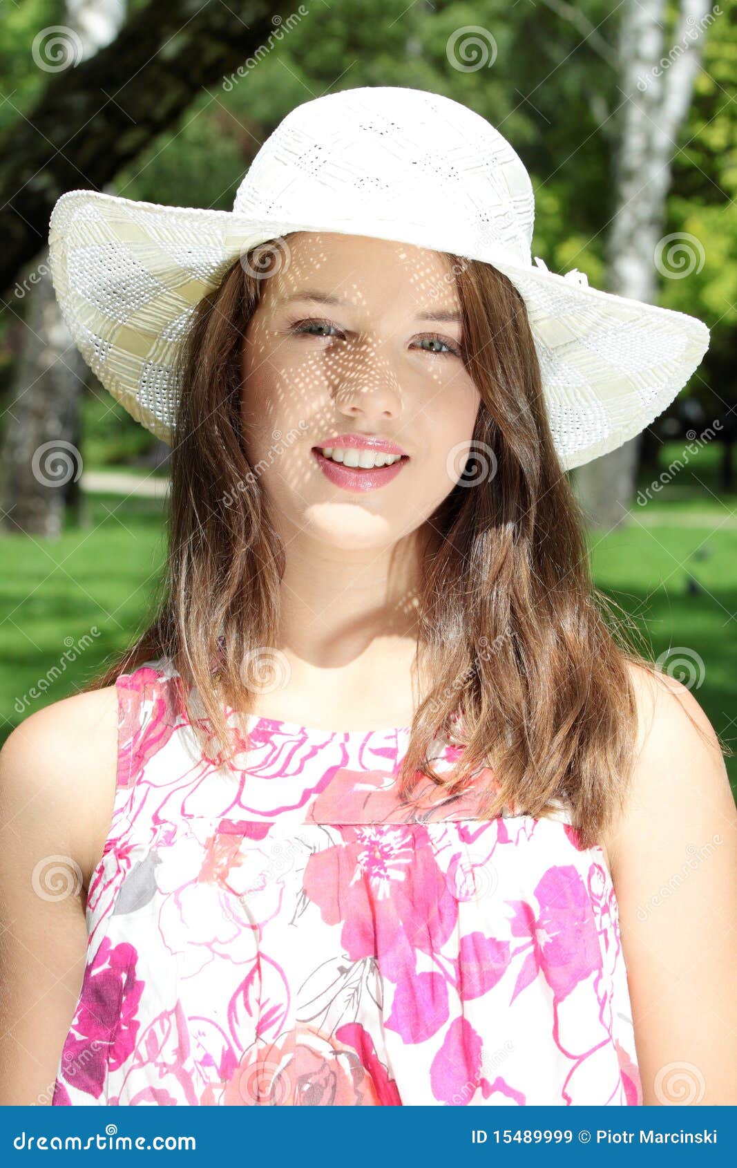 Friendly teen girl stock image. Image of outdoor, outdoors - 15489999
