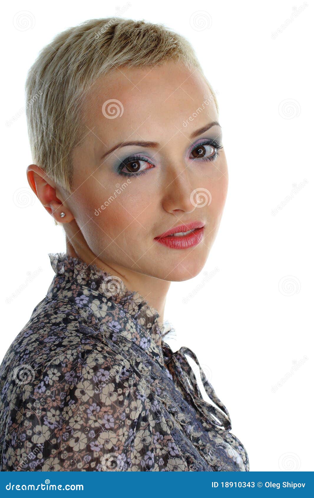 Friendly woman stock image. Image of background, sensuality - 18910343