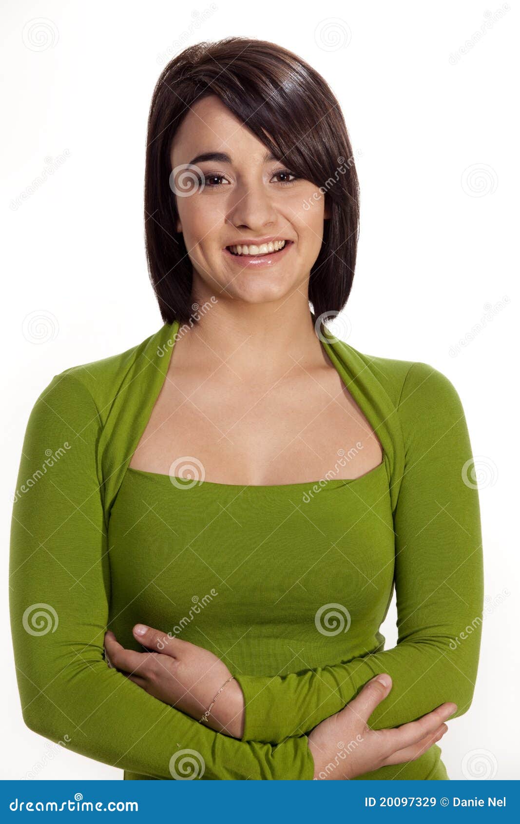Friendly woman stock image. Image of cute, smiling, funky - 20097329