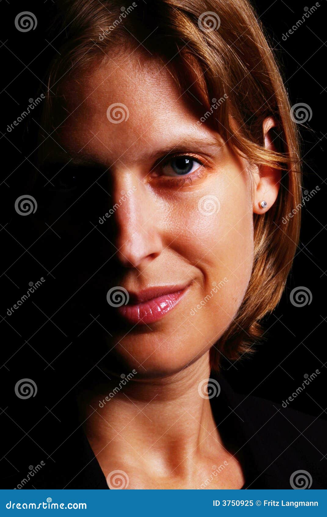 Friendly woman stock image. Image of leger, enticement - 3750925