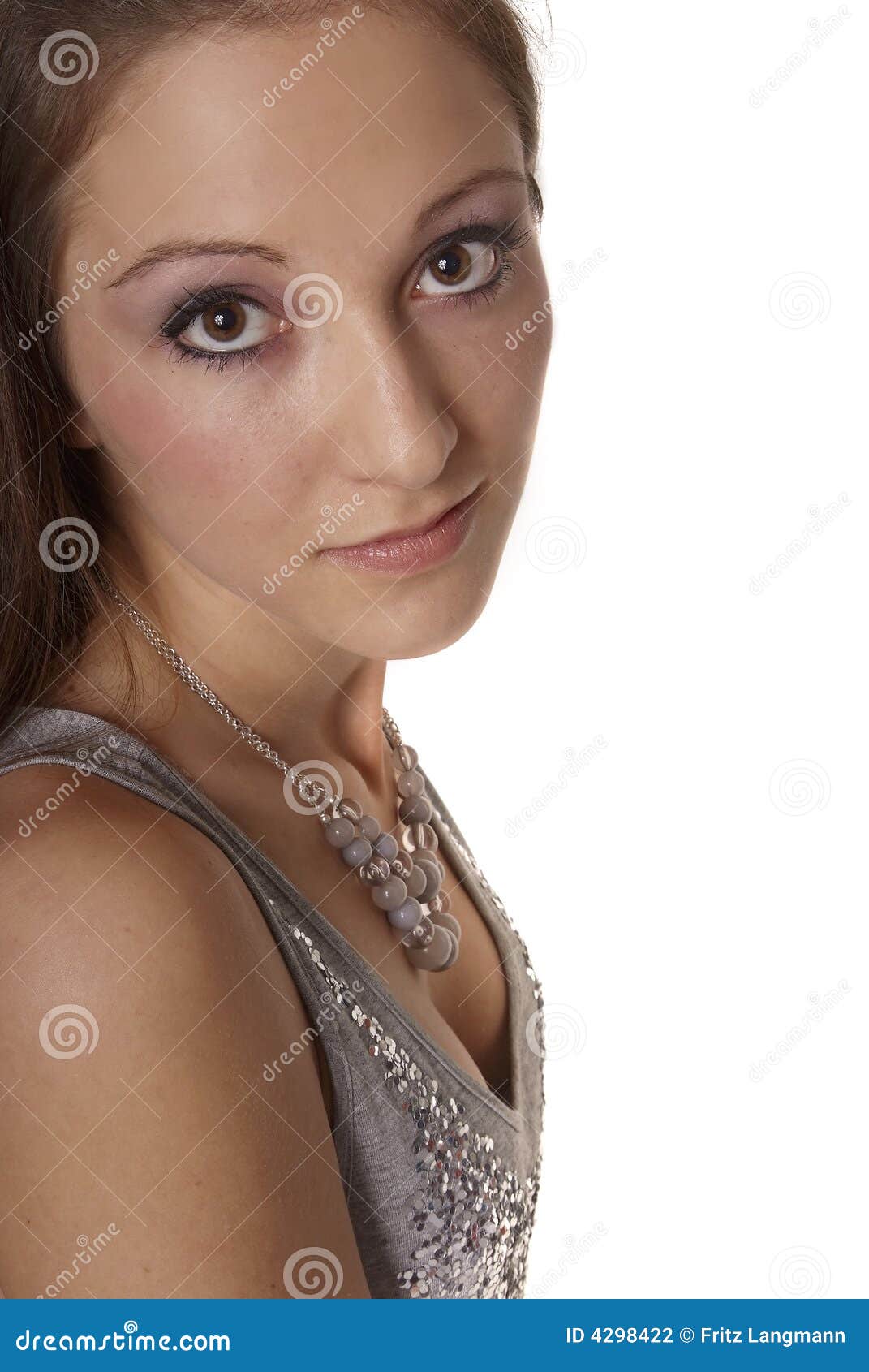 Friendly woman stock photo. Image of close, friendly, leger - 4298422
