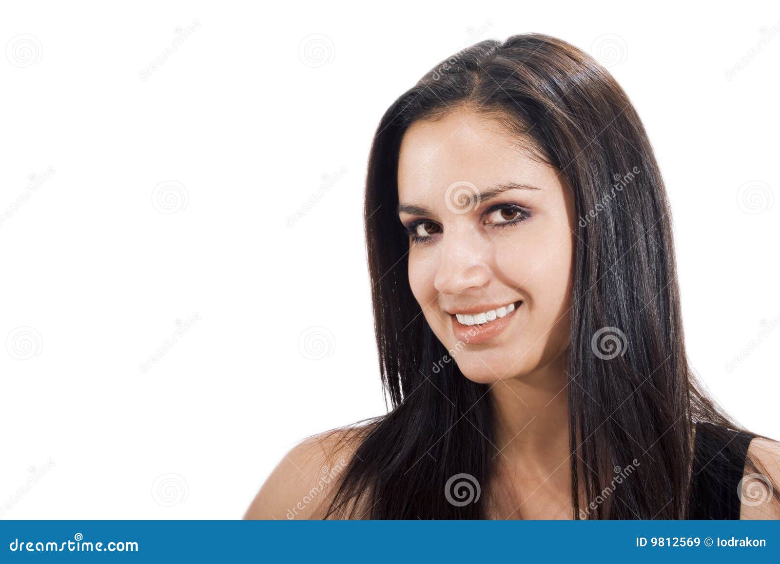 Friendly Woman stock image. Image of cute, carefree, gorgeous - 9812569