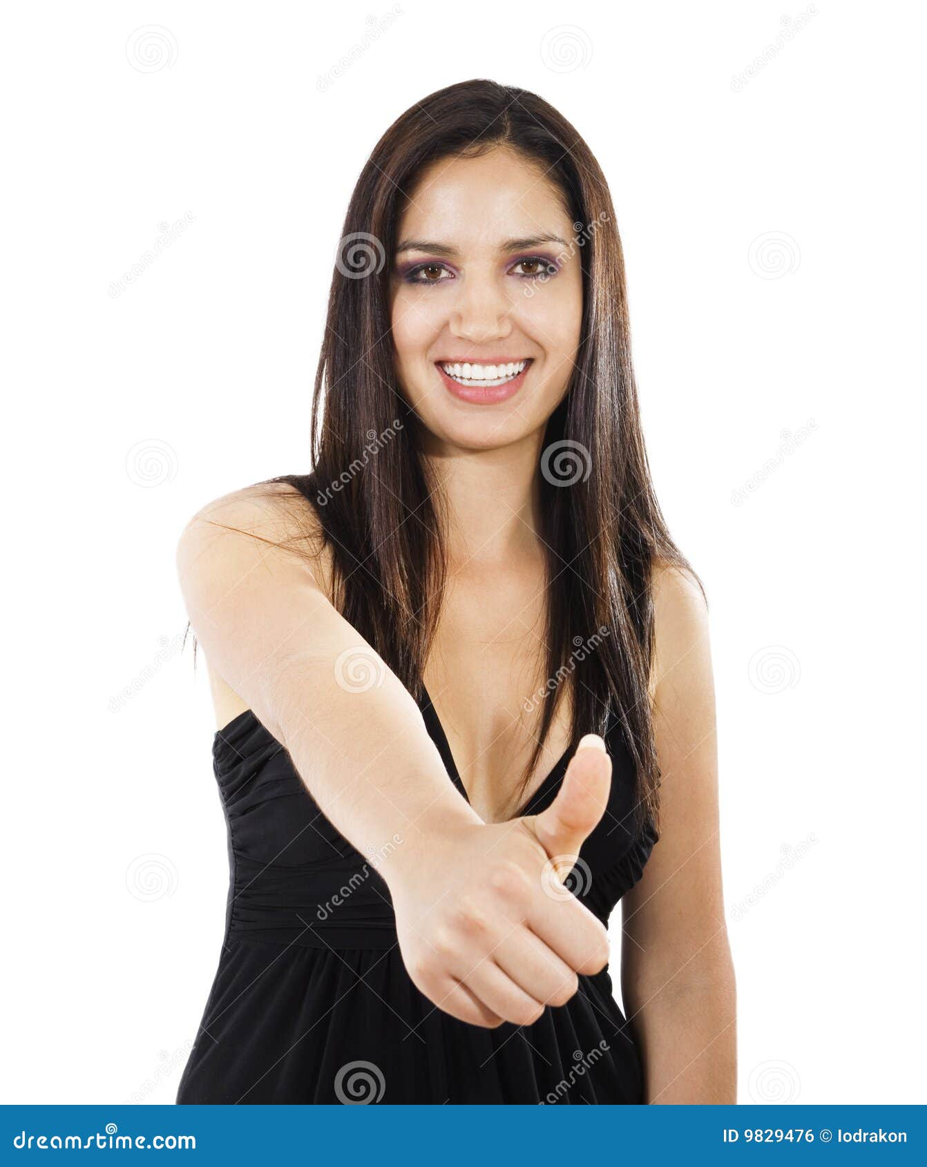 Friendly woman stock photo. Image of female, achievement - 9829476