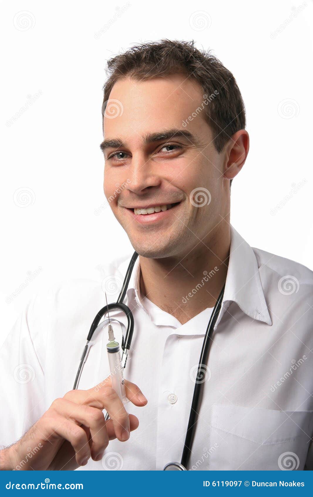 Friendly Young Doctor stock image. Image of health, confident - 6119097