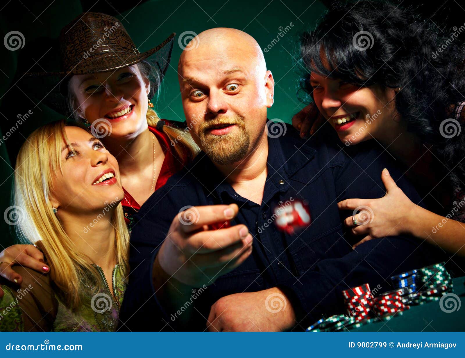Friends stock image. Image of gambler, dice, casino, playful - 9002799