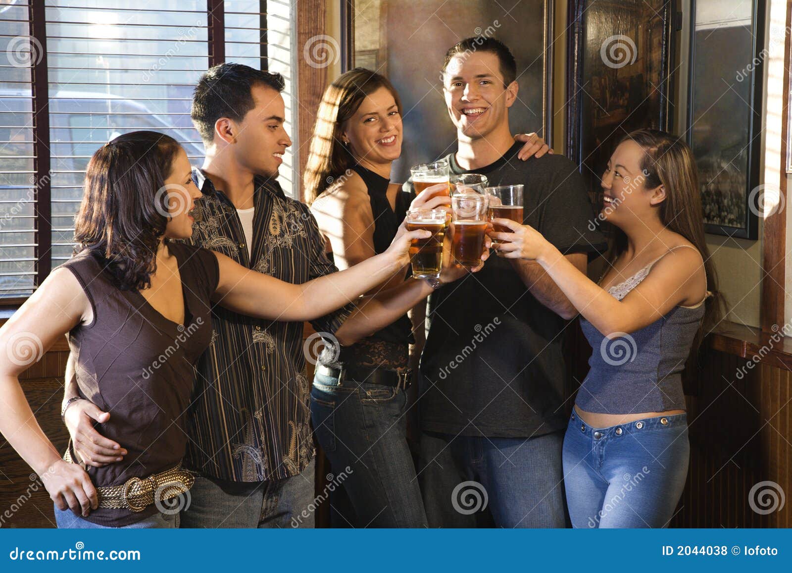 Friends at bar. stock photo. Image of leisure, friend - 2044038