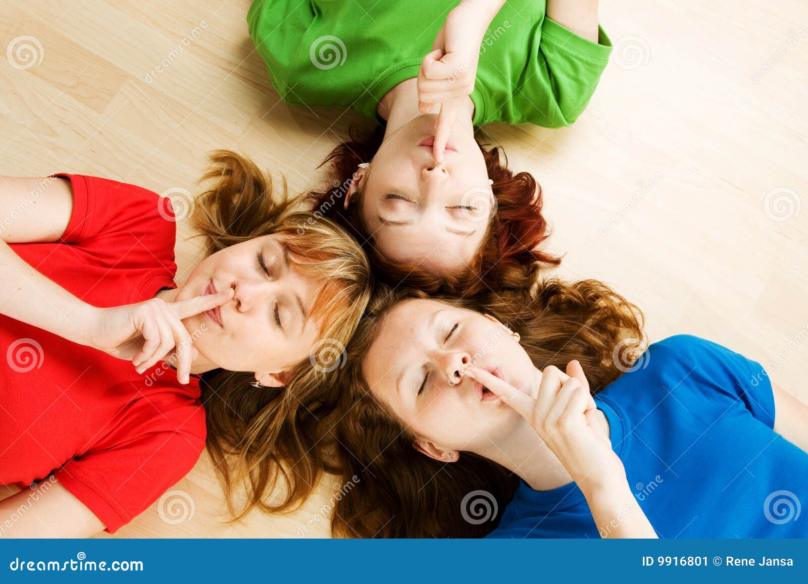 Friends being quiet stock image. Image of gesturing, backs - 9916801