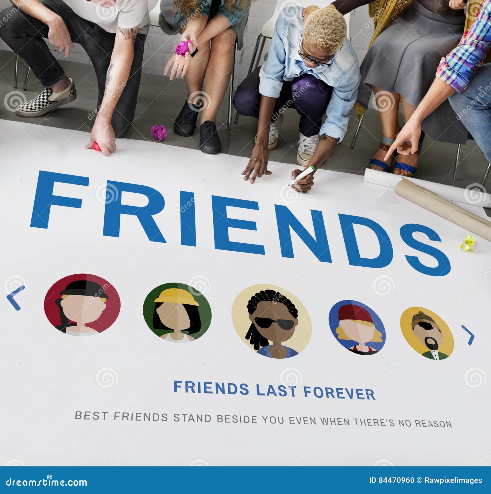 Friends Best Support Love Concept Stock Photo - Image of collaboration ...