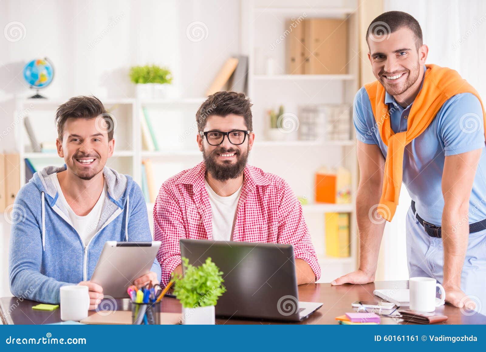 Friends stock image. Image of male, partnership, table - 60161161