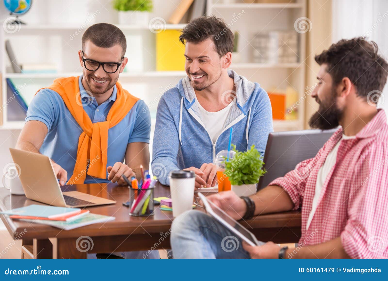 Friends stock image. Image of corporate, designer, laptop - 60161479